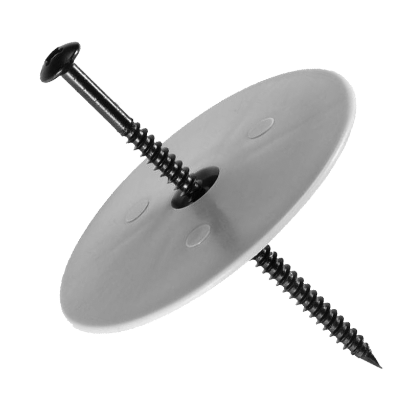 Assembled Screw & Plate - Plastic On Pro-Fast