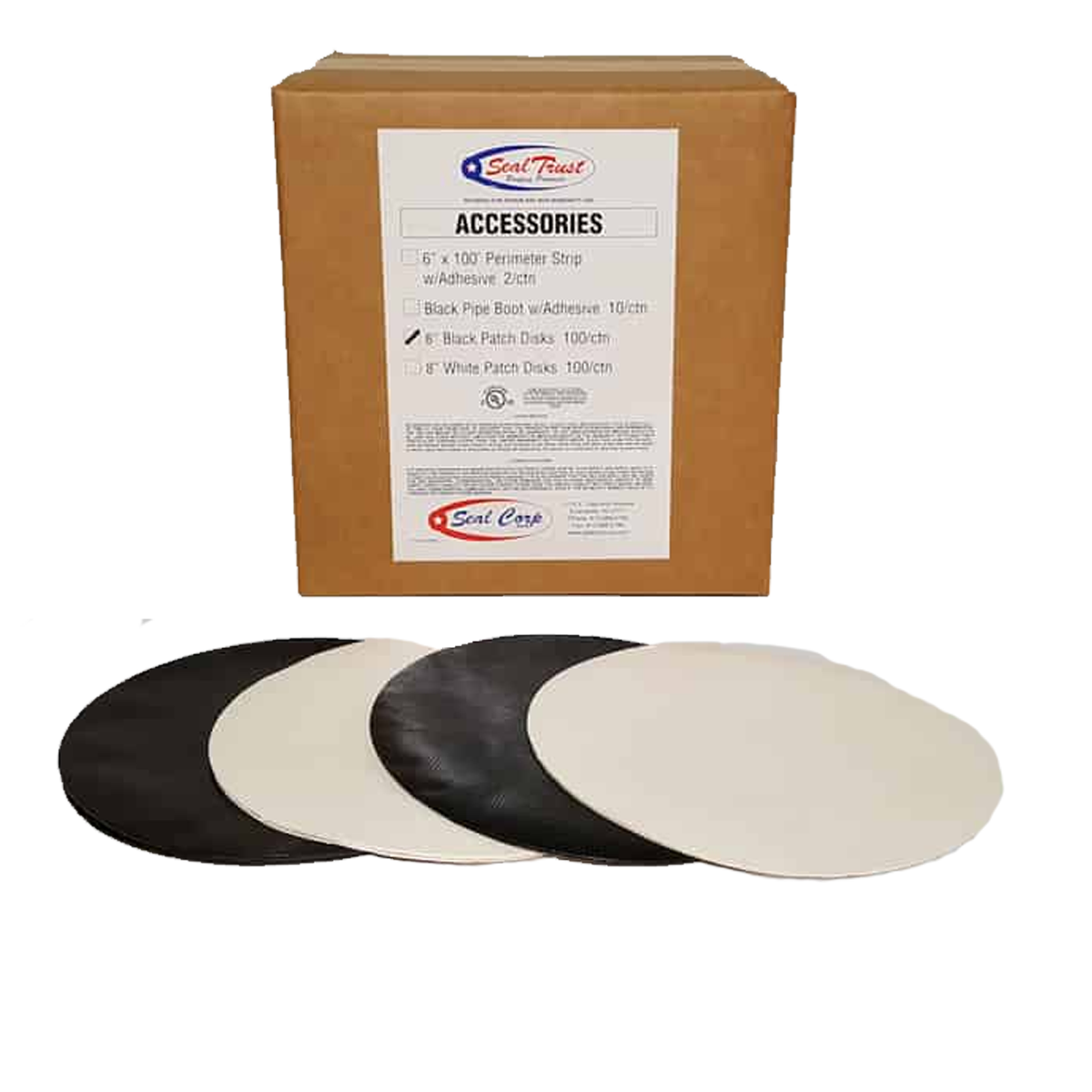 Part Number RFGAD-PATCHDISK8, 8" T-Patch Disks On Pro-Fast