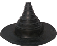 Portals Plus EPDM Pipe Boot with Adhesive On Pro-Fast